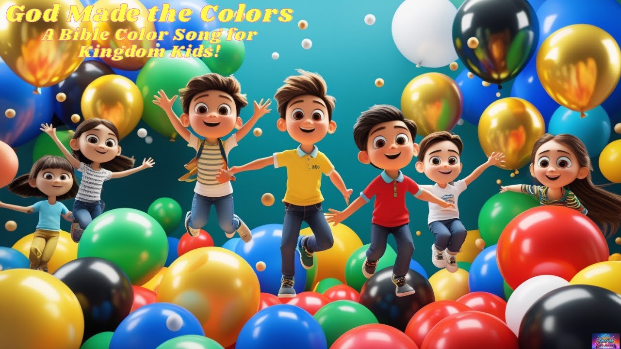 God Made the Colors | Bible Color Song for Kids | Kingdom Kids Arena ...