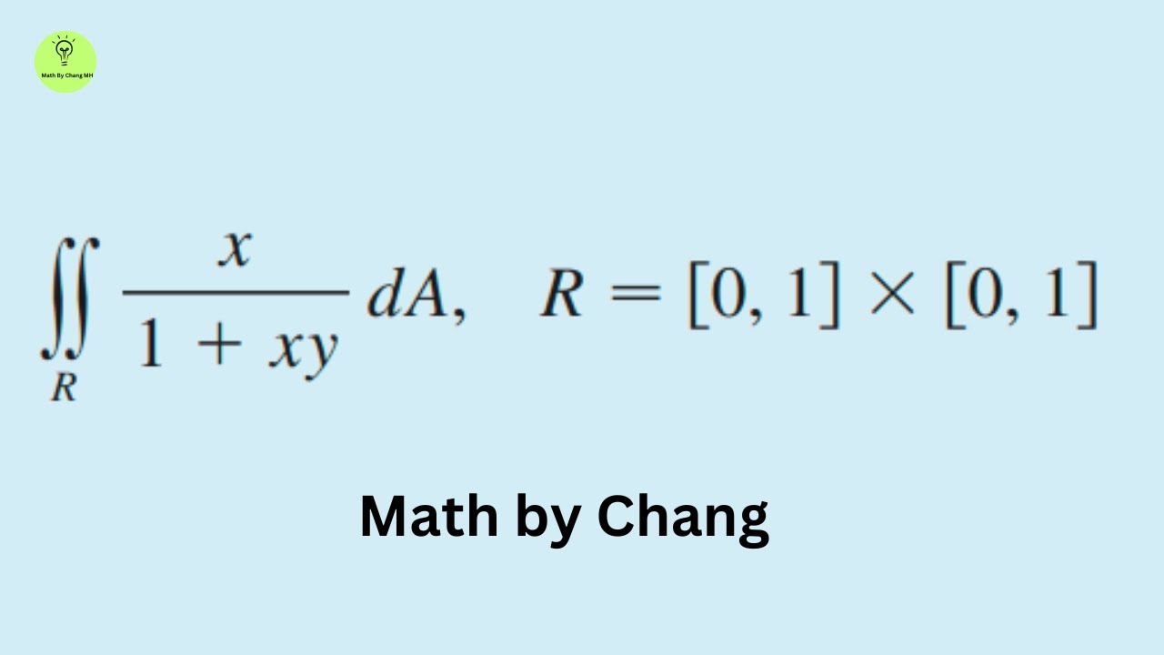 Double Integration Of X 1 xy X O To 1 Y 0 To 1 Calculus 3 Double Integration Of X 1 xy X O To 1 Y 0 To 1 Calculus 3