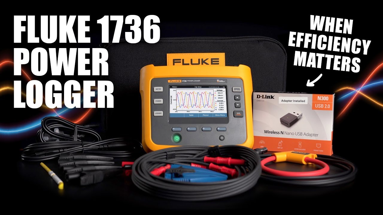 Fluke 1736 Power Quality Logger & Energy Analyser Introduction - YouTube