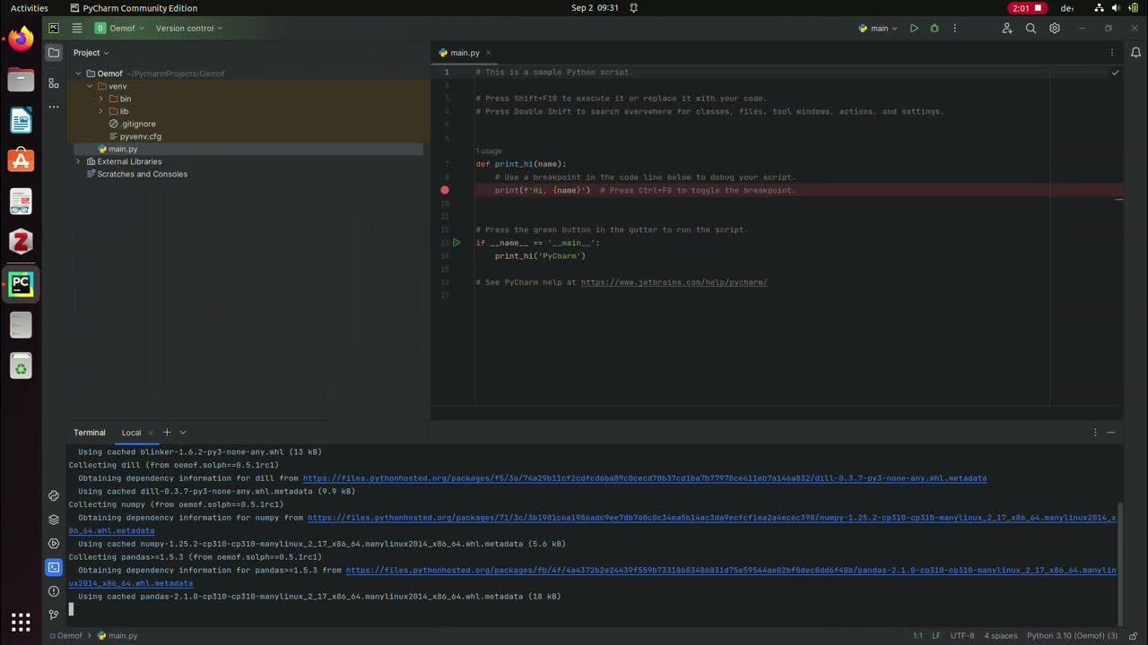 How to install oemof open energy modelling framework with Ubuntu and ...