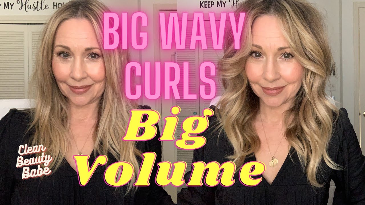 Big Wavy Curls Big Volume - YouTube