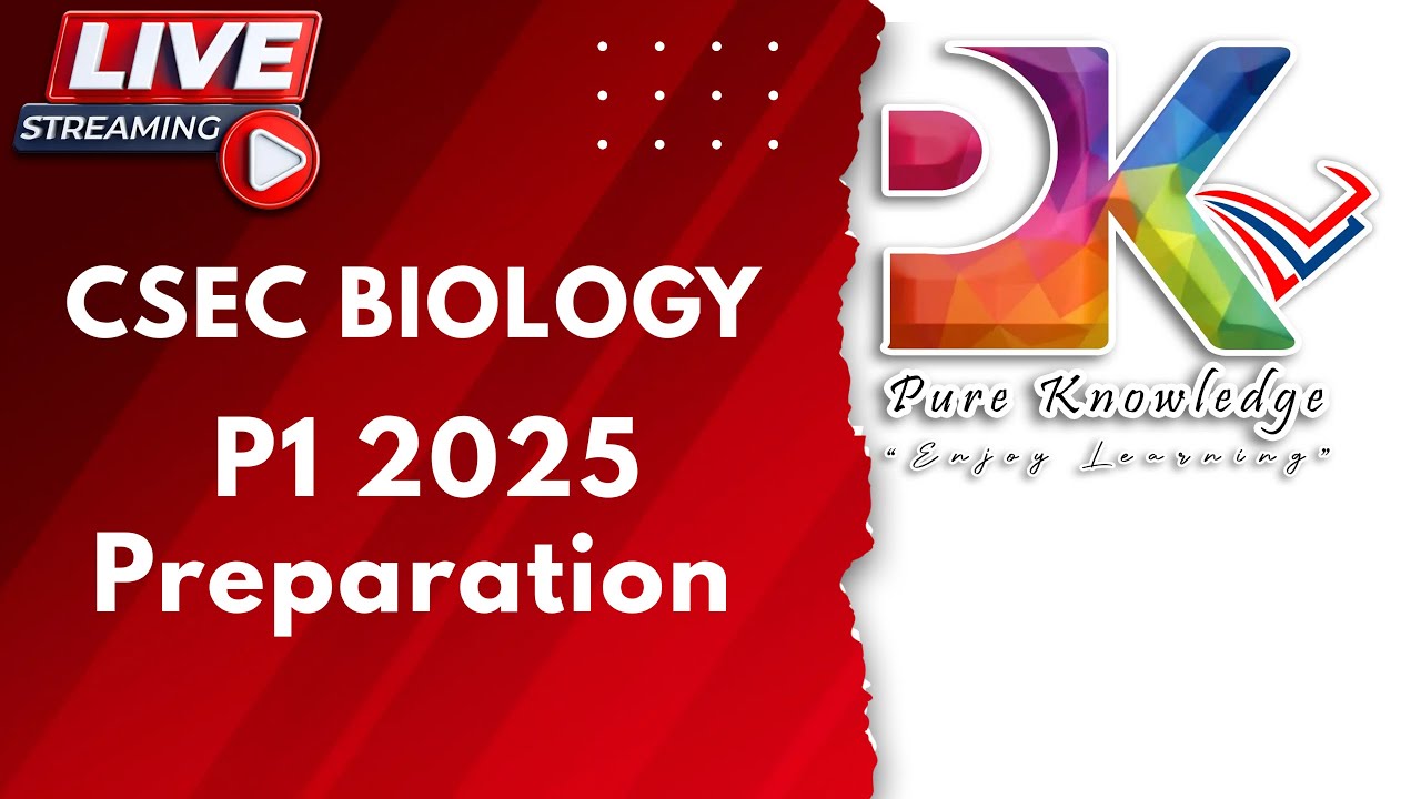 CSEC Biology Paper 1 2025 Last Minute Preparation - YouTube