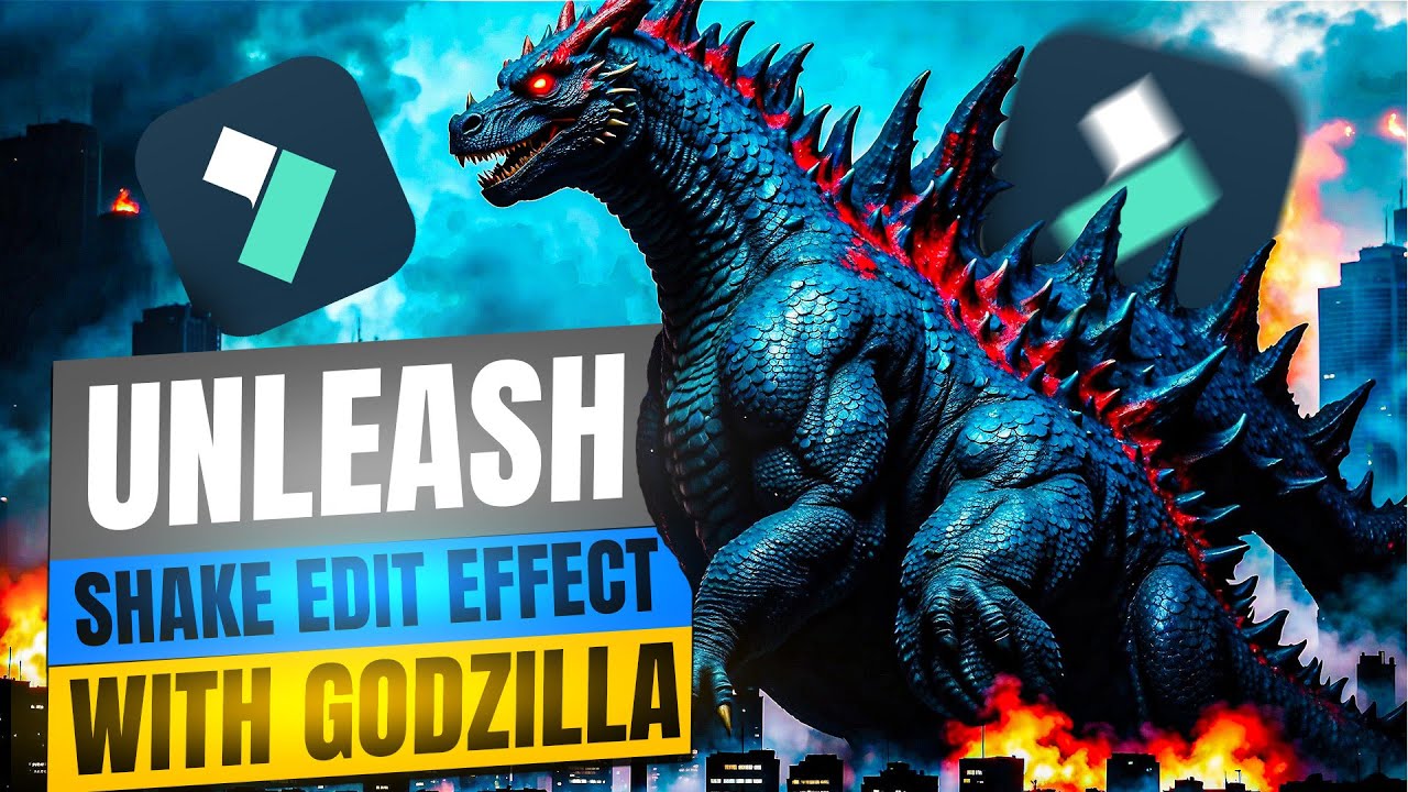 Master the Shake Edit Effect Using Godzilla's Power with filmora 13 ...