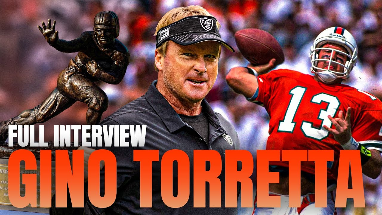 1992 Heisman QB Gino Torretta FULL INTERVIEW | Gruden Goes Long - YouTube