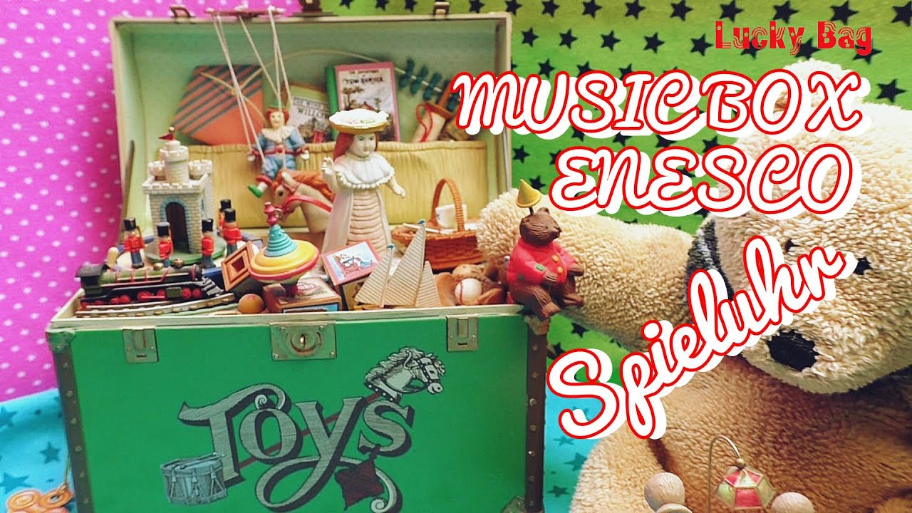 MUSIC BOX KIDS Spieluhr Sankyo ENESCO BOX Spielzeugtruhe Kinder ...