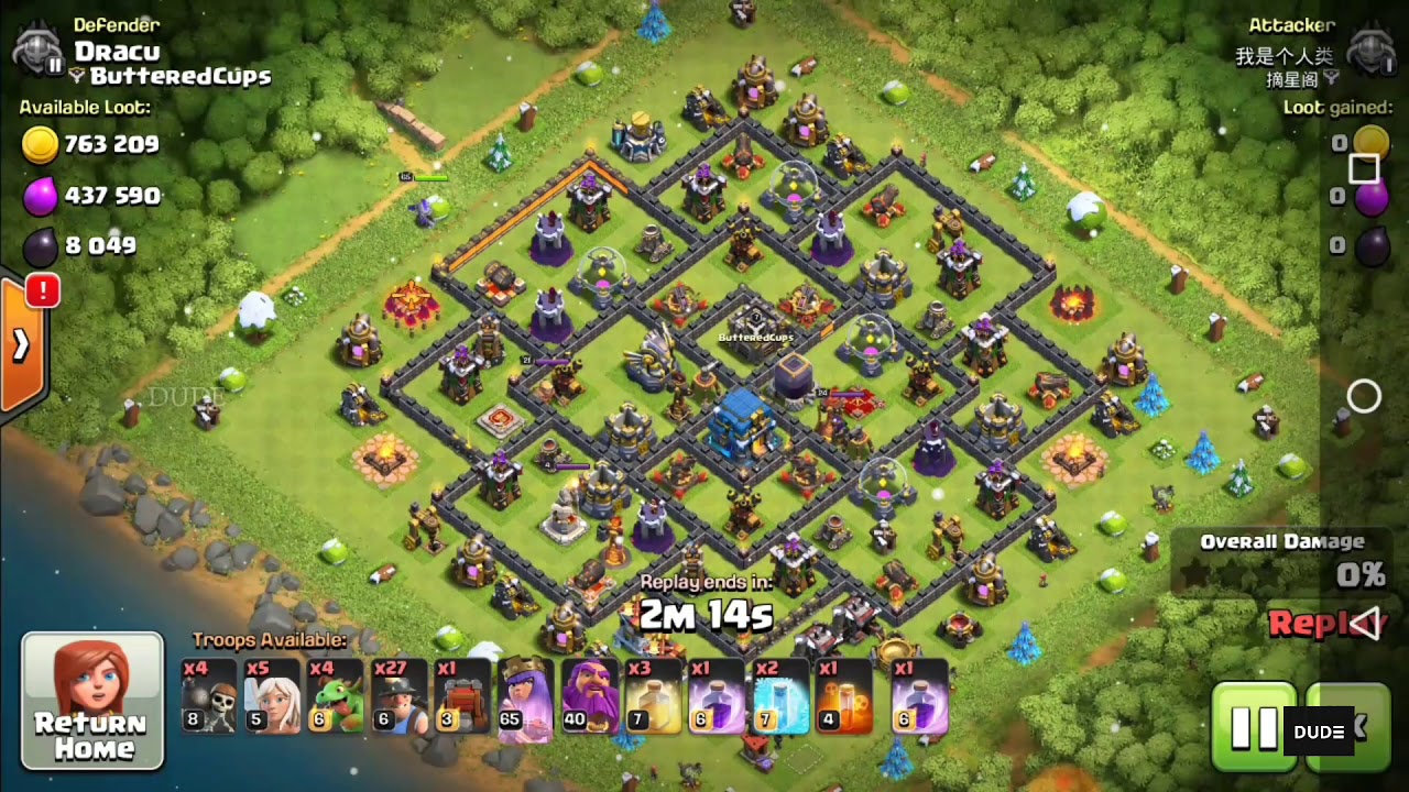Clash Of Clans | Minor Attack | TH 12 | Good Strategy | DUDE ...