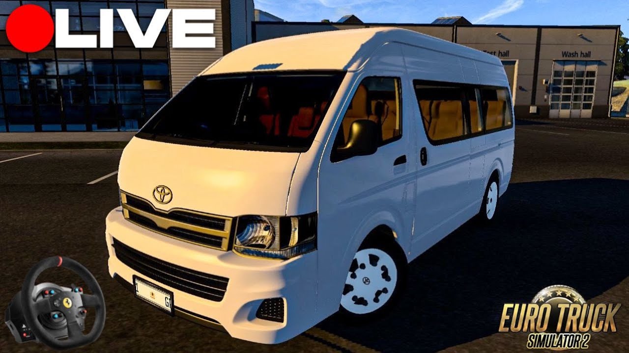 🔴ETS2 - Toyota Quantum Roadtrip l Piano And Chill | LIVE - YouTube