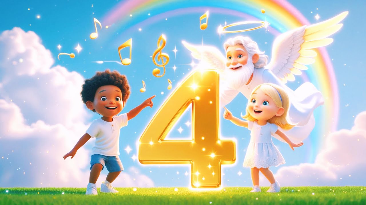 "Number Four Song for Kids: Joyful Christian Counting & Worship Song ...