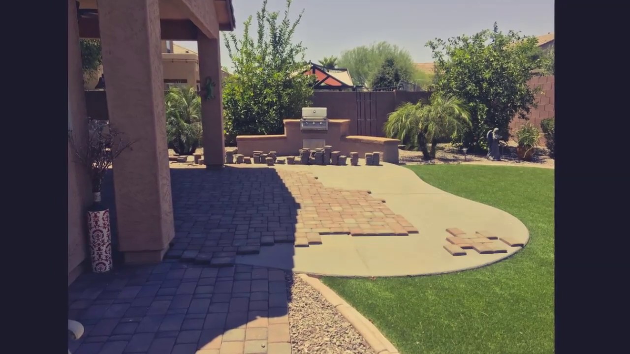 Pavers Installation with Ramp__jcLandscapeArtist - YouTube