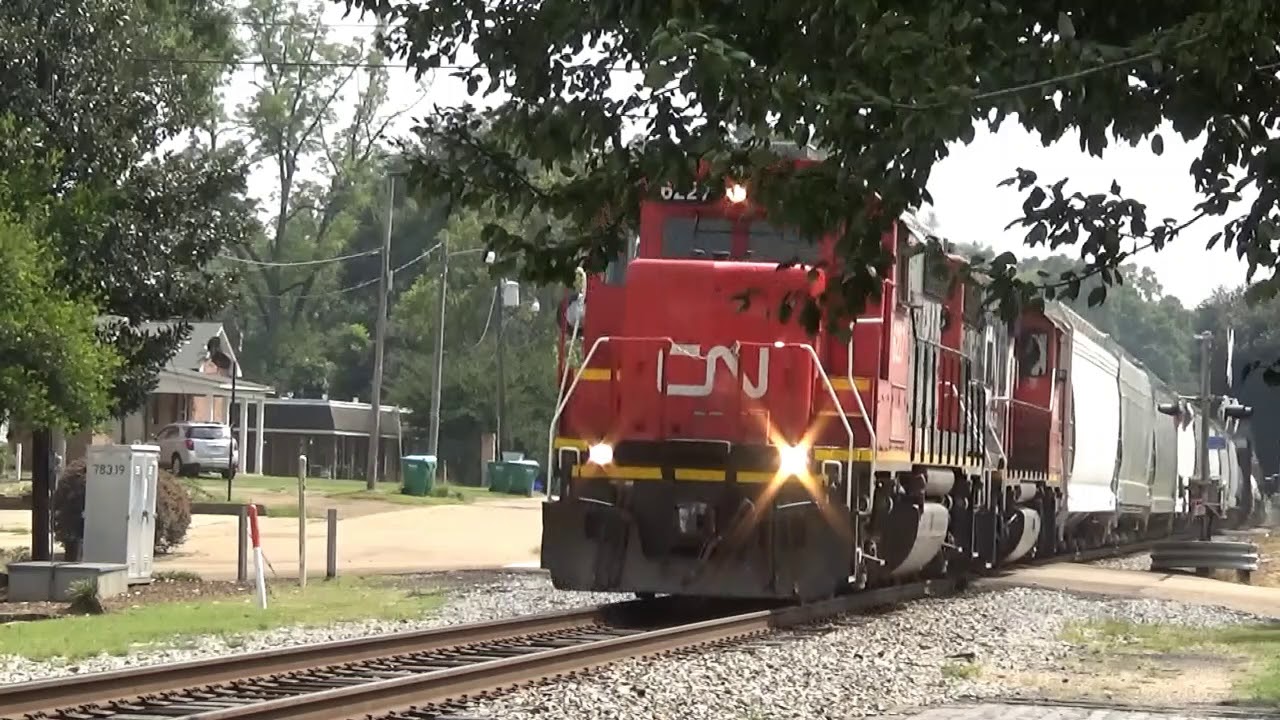 GTW 6227 [NB] Leads CN L567 - Brookhaven, MS - 8 25 18 - YouTube