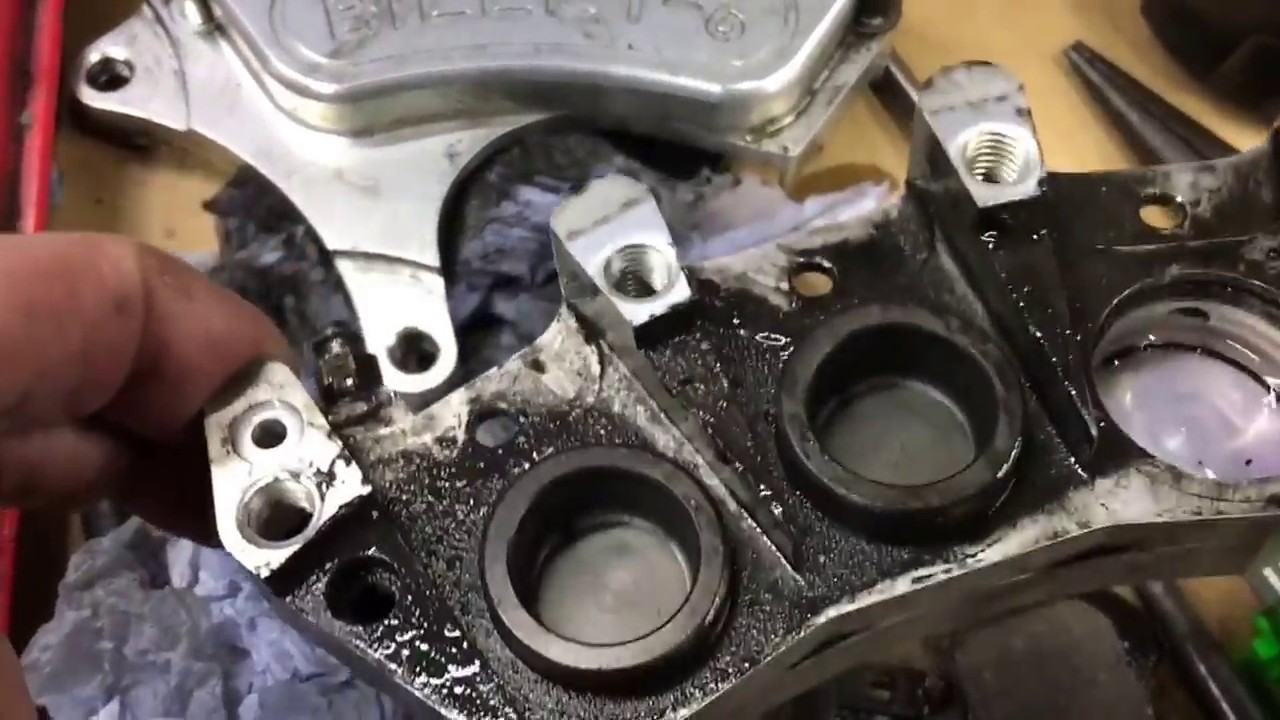 Harrison billet six brakes mini six 6 rebuild view inside disc ...