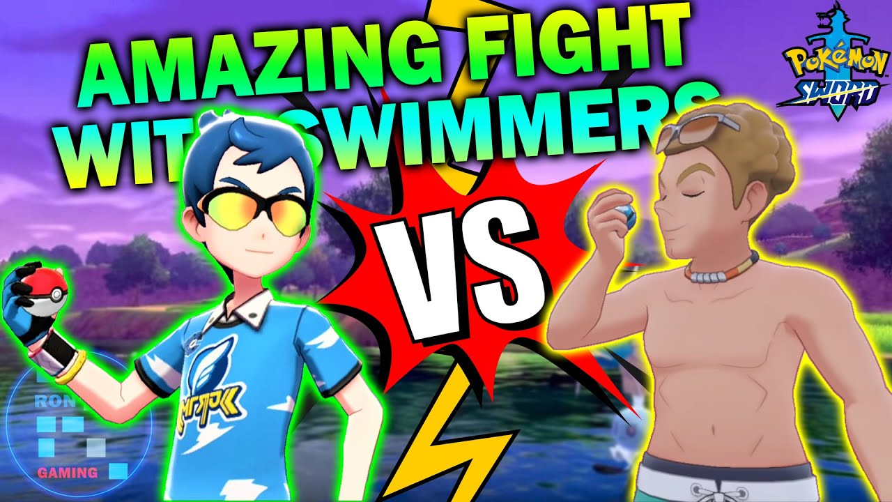 Pokémon Sword And Shield | RON Has Several Fights With Swimmers During ...