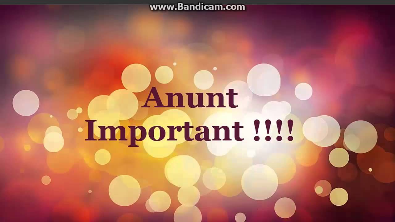 Anunt Important!!! - YouTube