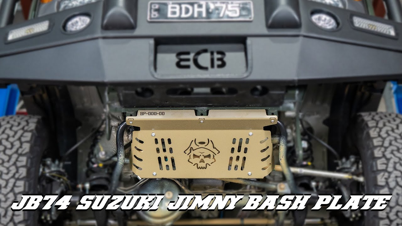 JB74 SUZUKI JIMNY BASH PLATE How to Install - YouTube