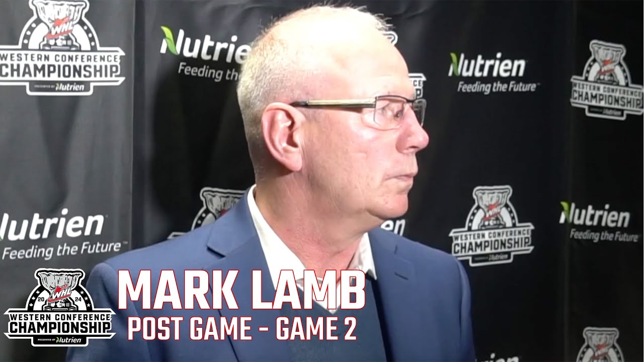 2024 WHL Western Conference Championship Post Game | Game 2 | Mark Lamb ...