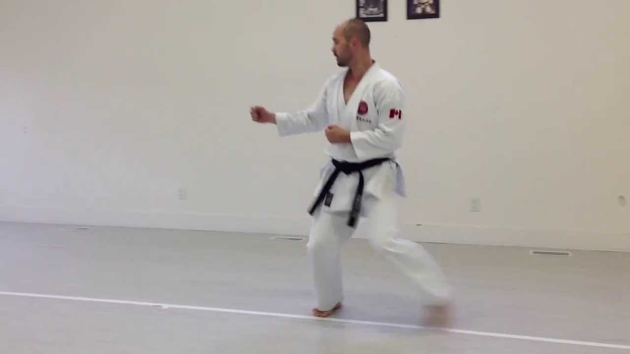 Yoko Geri Keage & Kekomi (both kicks same leg) | IKD Testing Syllabus ...