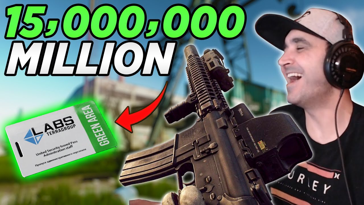 Summit1g finds $15,000,000 GREEN LABS KEYCARD in Escape From Tarkov ...
