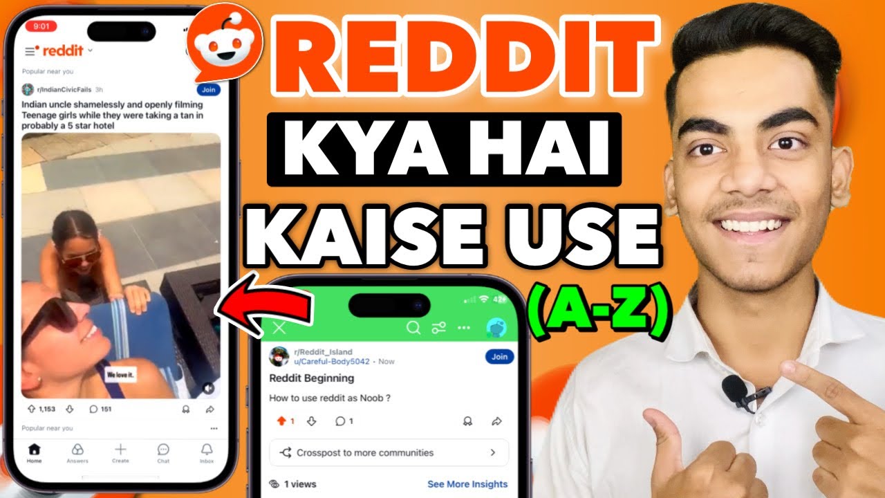 How To Use Reddit Mobile App For Beginners | Reddit Kaise Chalayen | Reddit Kaise Use Kare - YouTube