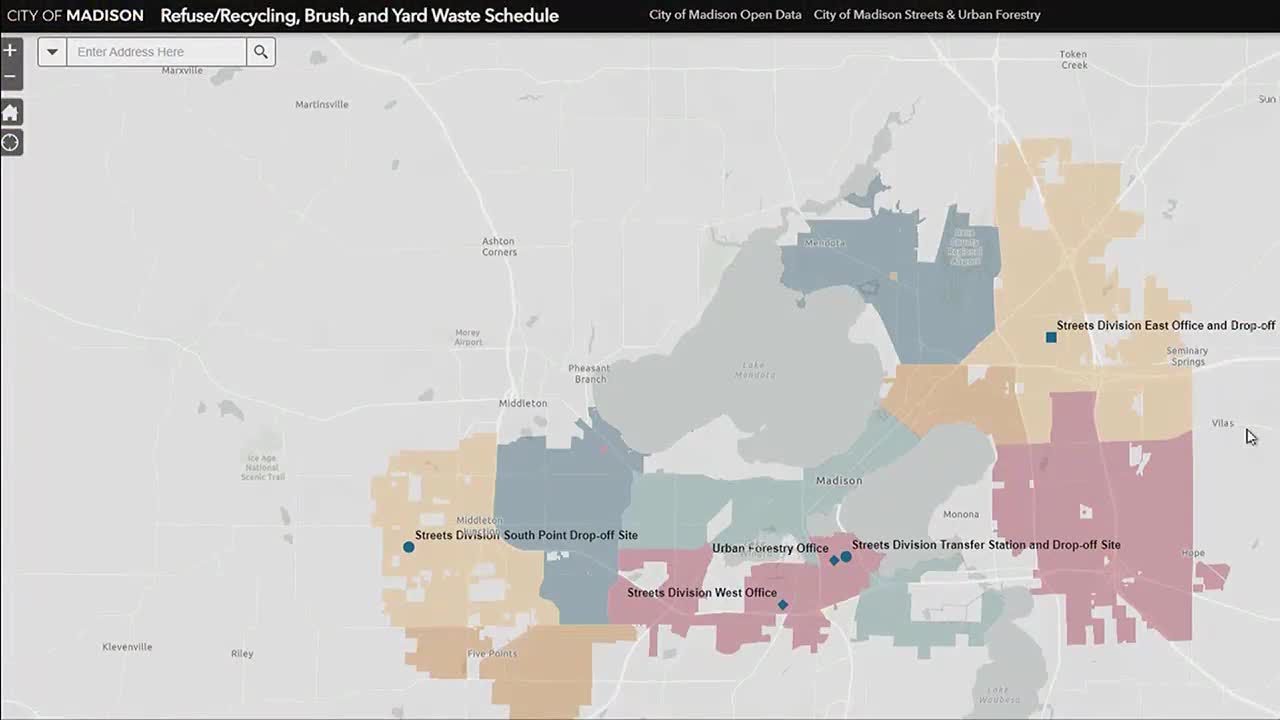 City of Madison rolls out new map lookup tool as leaf, yard waste ...