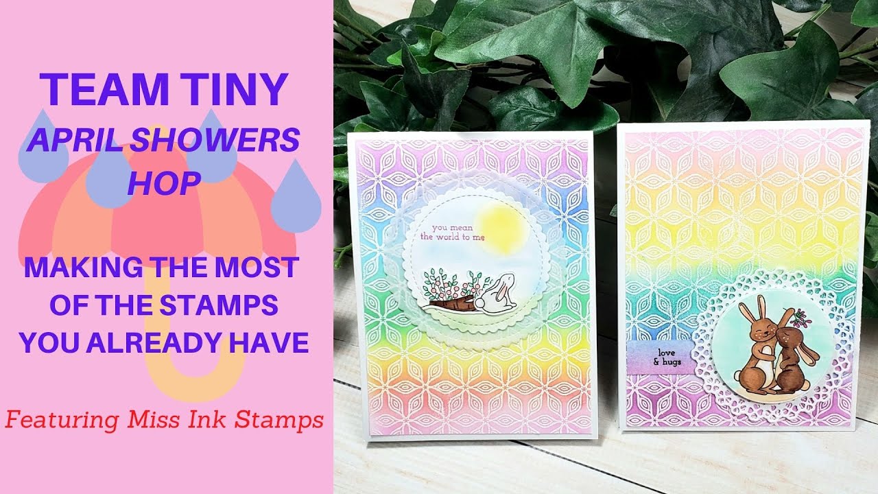 Team Tiny Hop and 3 Prize Giveaway| Repurposing Stamps| Featuring Miss ...