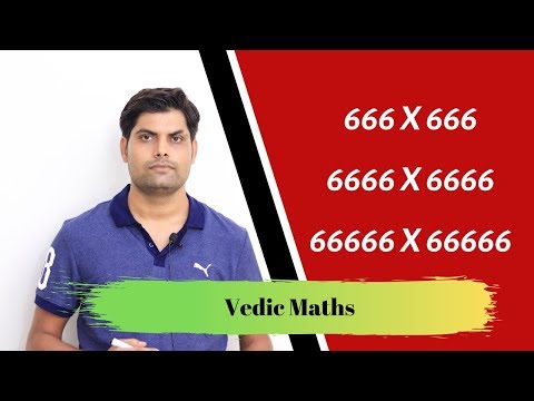 Sqaring numbers made of 66, 666, 66666 etc #vedicmaths #fastcalculation
