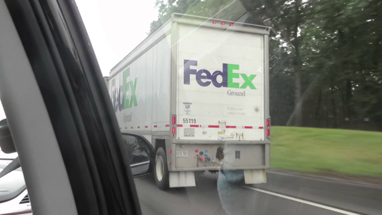 Double Trailer Fedex Tractor Trailer - YouTube