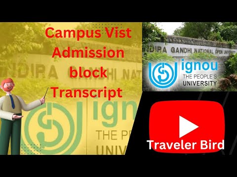 IGNOU Campus Visit 2022! Transcript ! University Visit! Admission Block ! Hostel!Distance Education