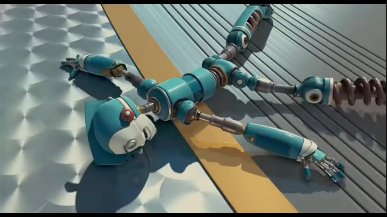 Robots Rodney is Laying on the Floor while Oh Shiitake Mushrooms - YouTube