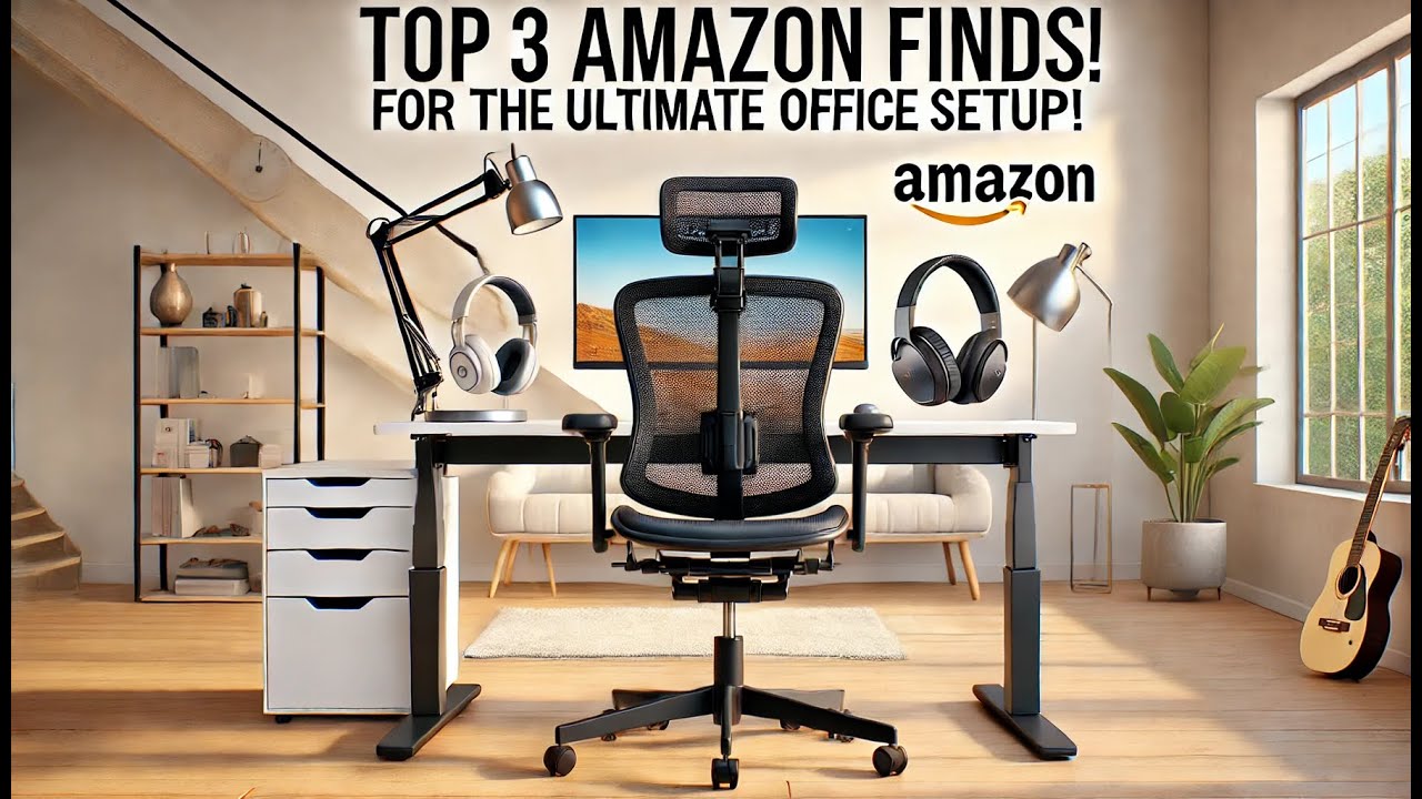 Top 3 Amazon Finds for the Ultimate Home Office Setup! 🖥️ Perfect for ...