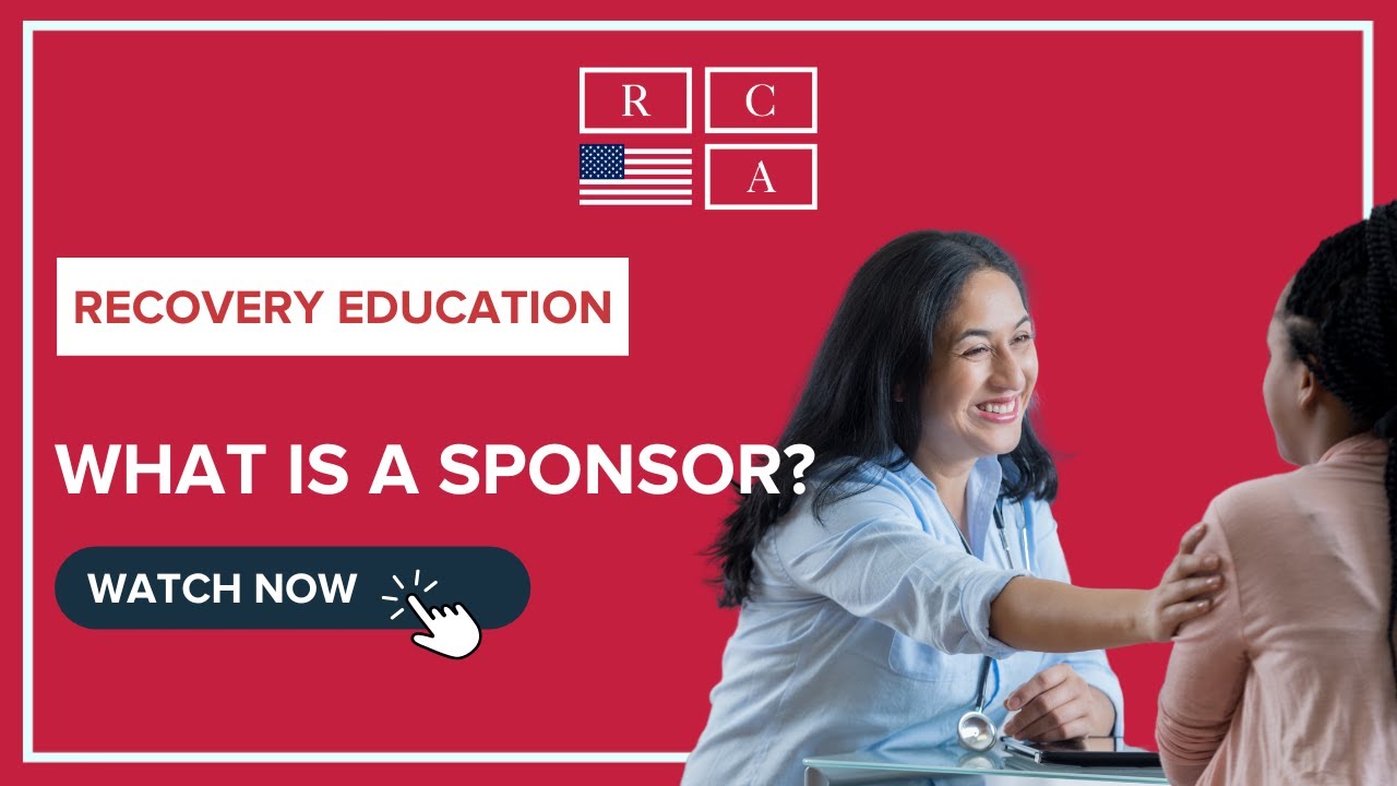 What is a Sponsor? | Recovery Centers of America - YouTube