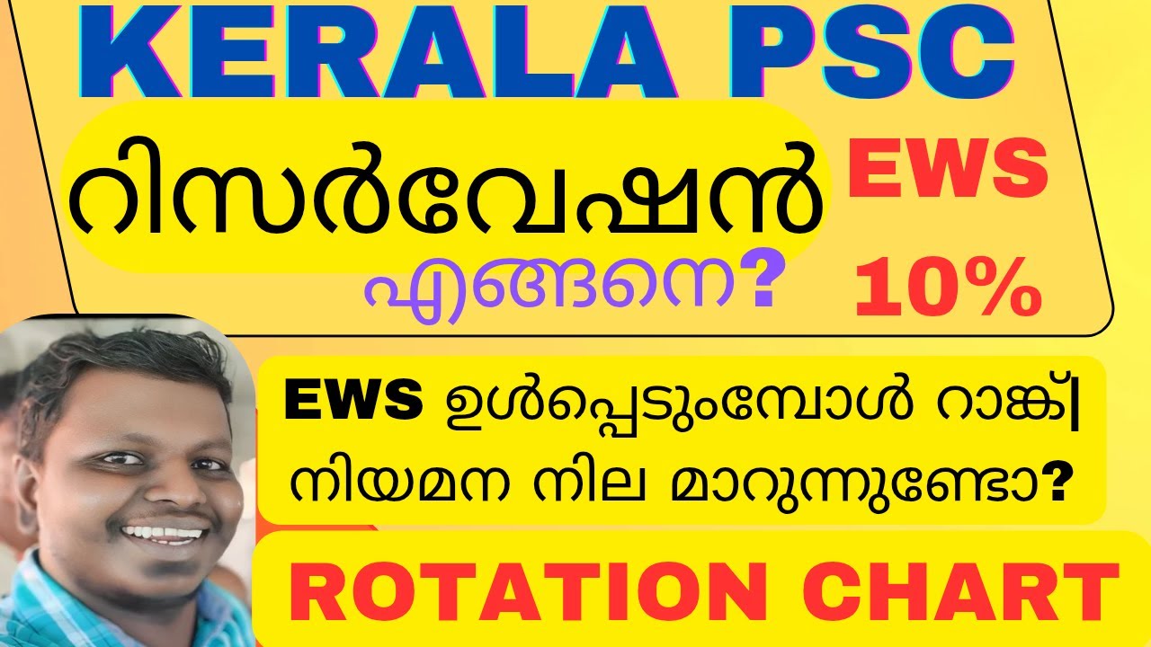 KERALA PSC ROTATION CHART - RESERVATION CHART കേരള PSC റിസർവേഷൻ എങ്ങനെ ...