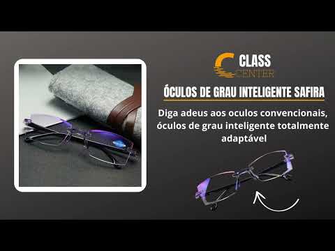 Óculos Inteligente Safira - Grau Adaptável