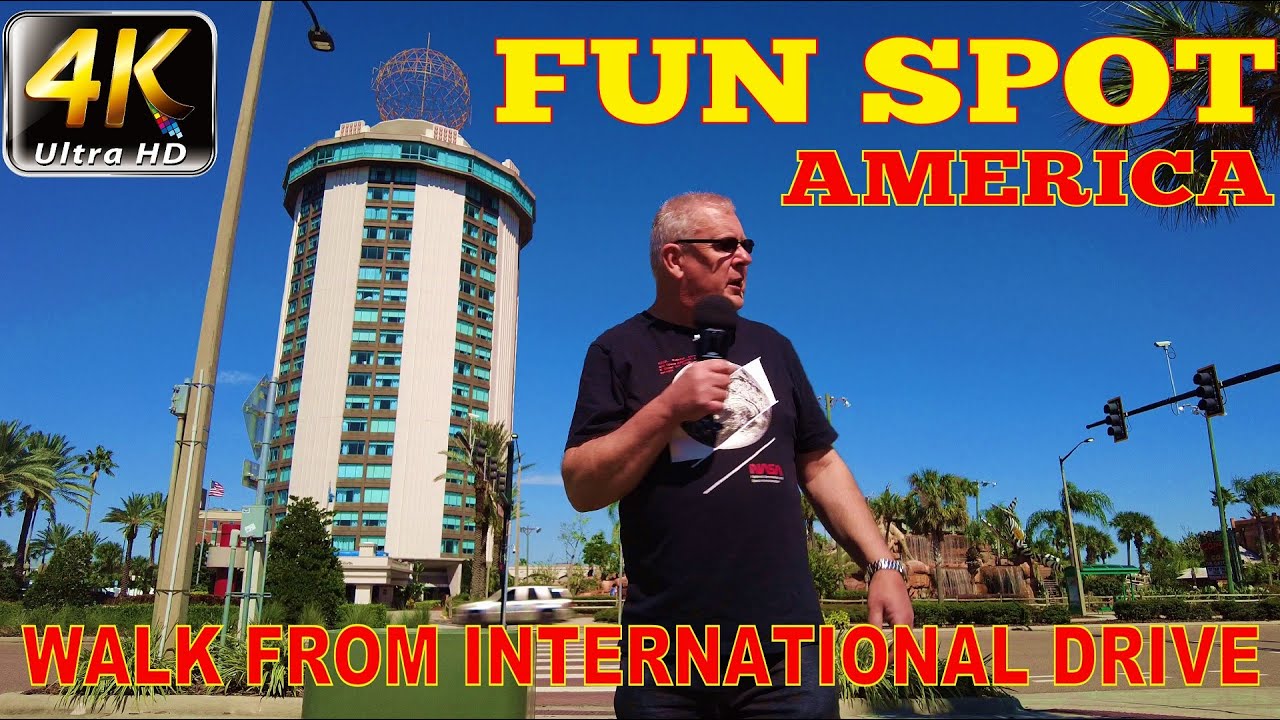 INTERNATIONAL DRIVE TO FUN SPOT AMERICA WALKING TOUR - YouTube