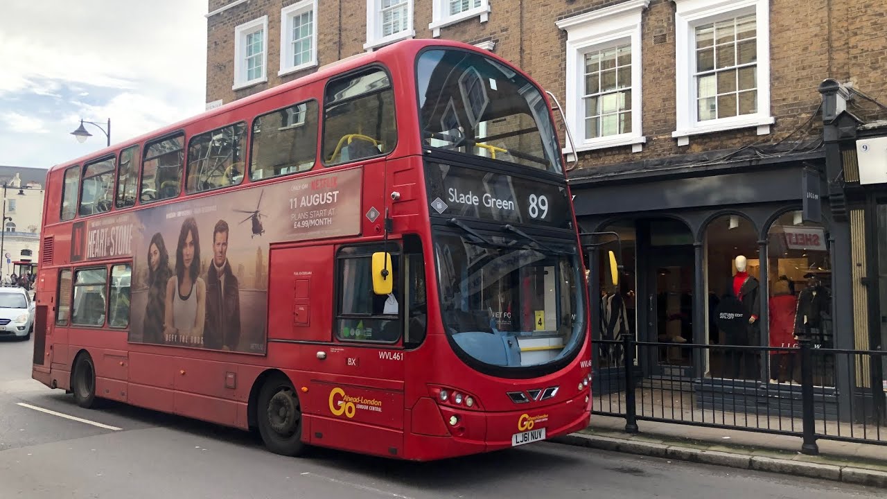 London Bus Route 89 ride from Blackheath Station to Bexleyheath ...