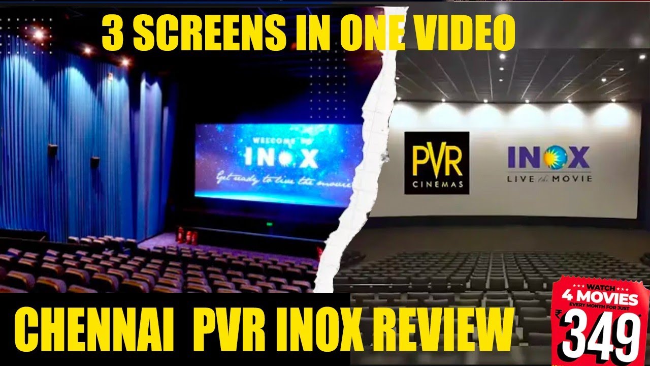 PVR INOX Theatre Review | சென்னை | Dolby Atmos | 4k #Theatre - YouTube