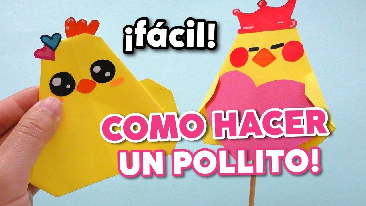 Como Hacer un Pollo de Origami! / Pollo de papel #diy #manualidades # ...