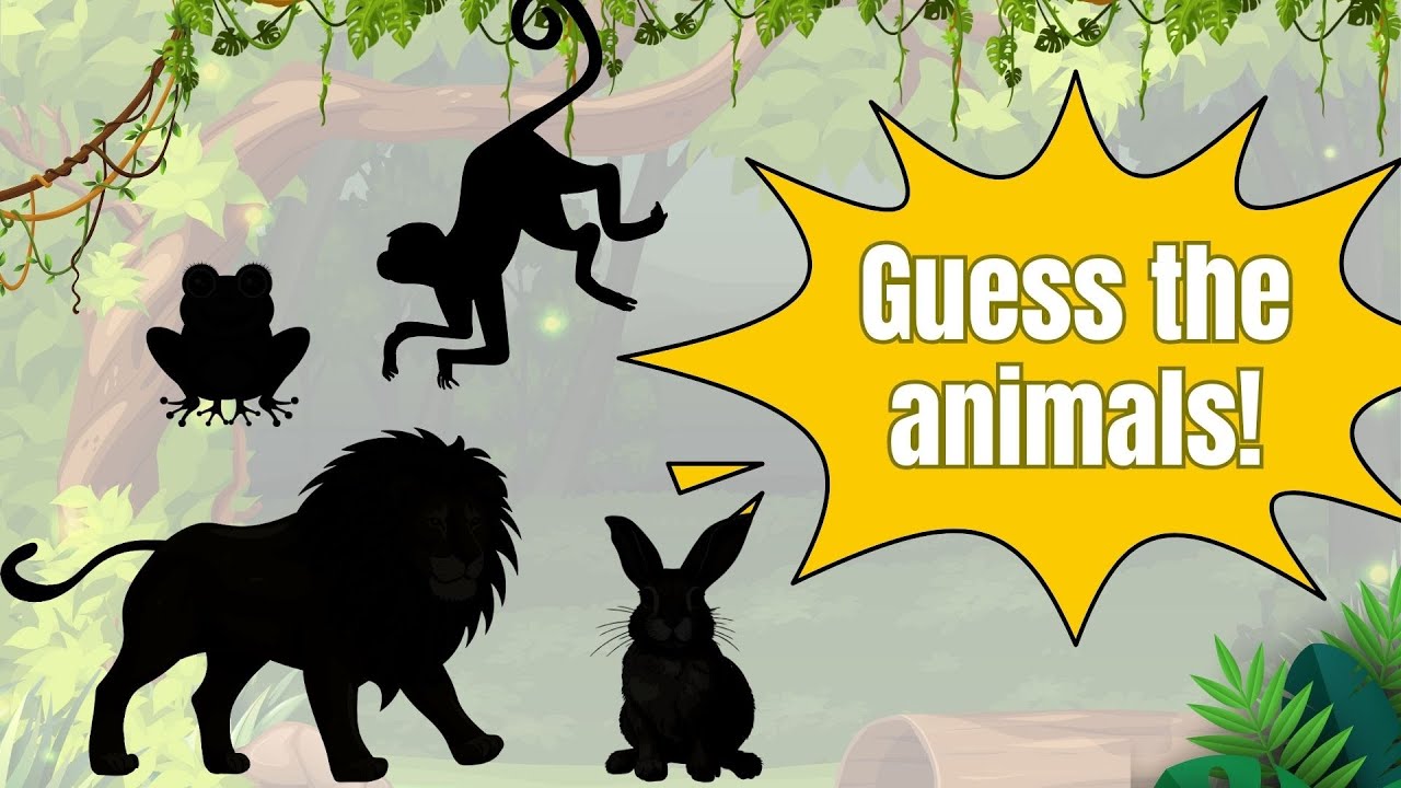 Guess the Animals | Animal Names for Kids - YouTube