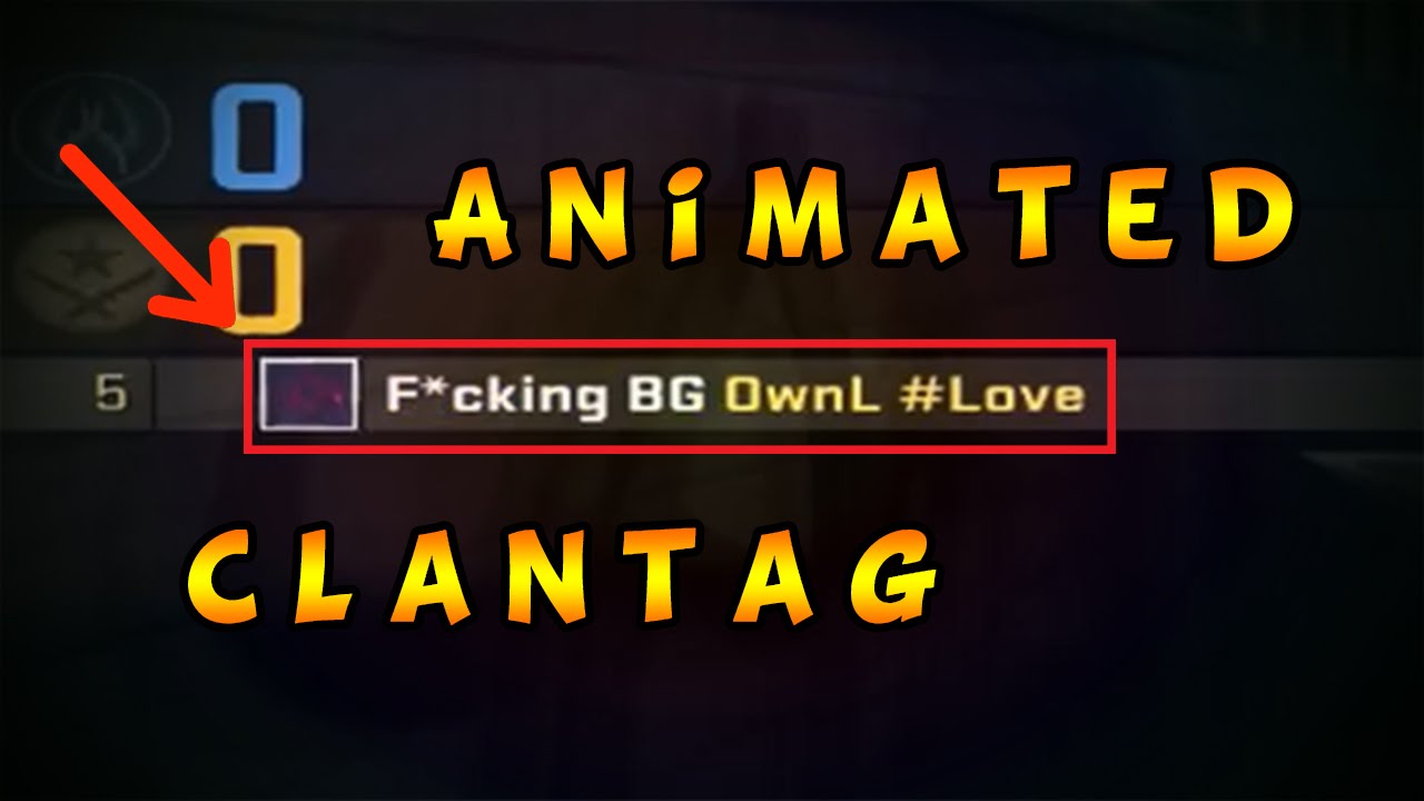 CS:GO - Animated Clan Tag's - YouTube