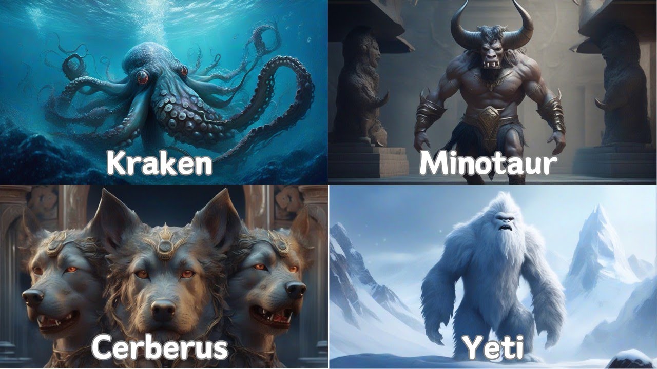 Mythical Creatures Unveiled | AI Generated Marvels of Fantasy! - YouTube