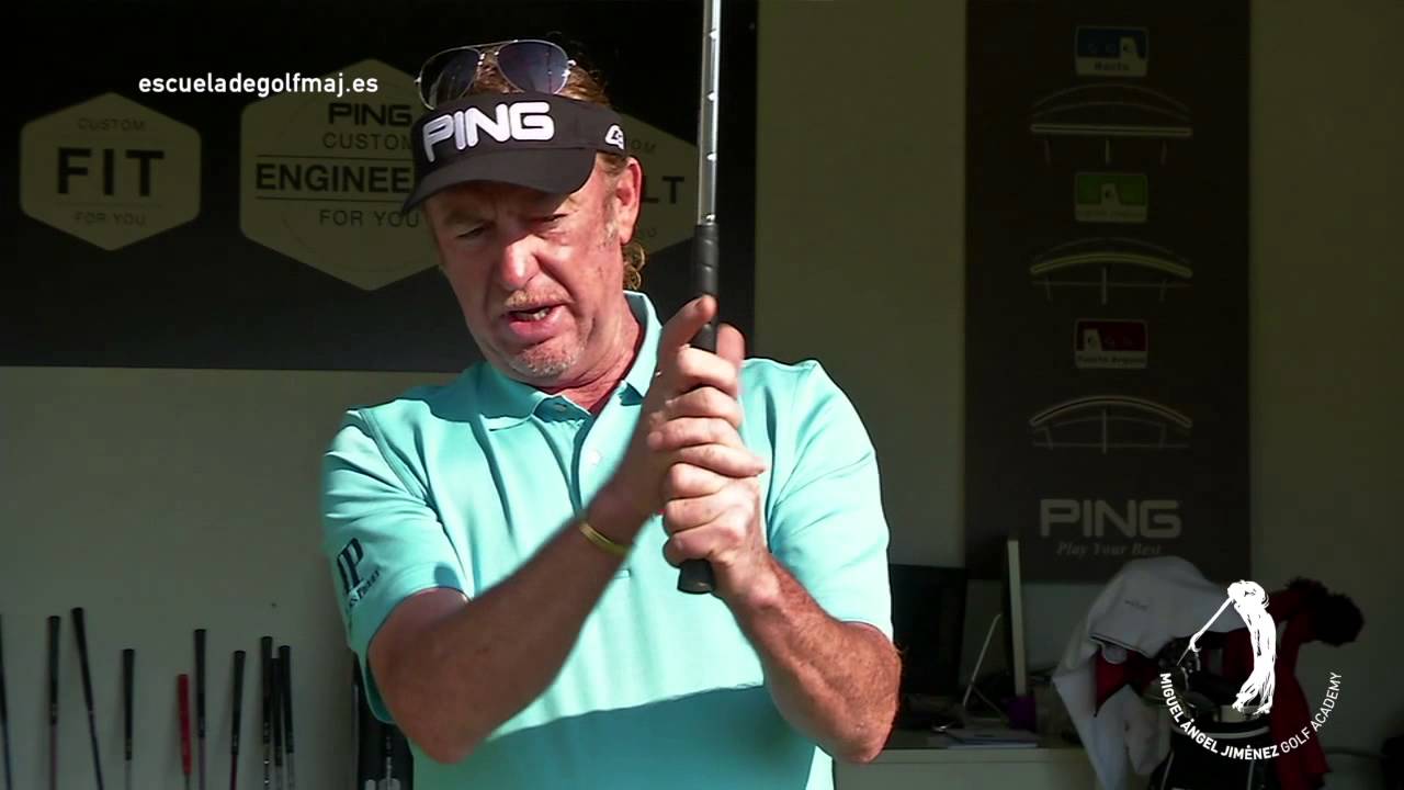 Miguel Ángel Jiménez Golf Academy - El Grip - YouTube