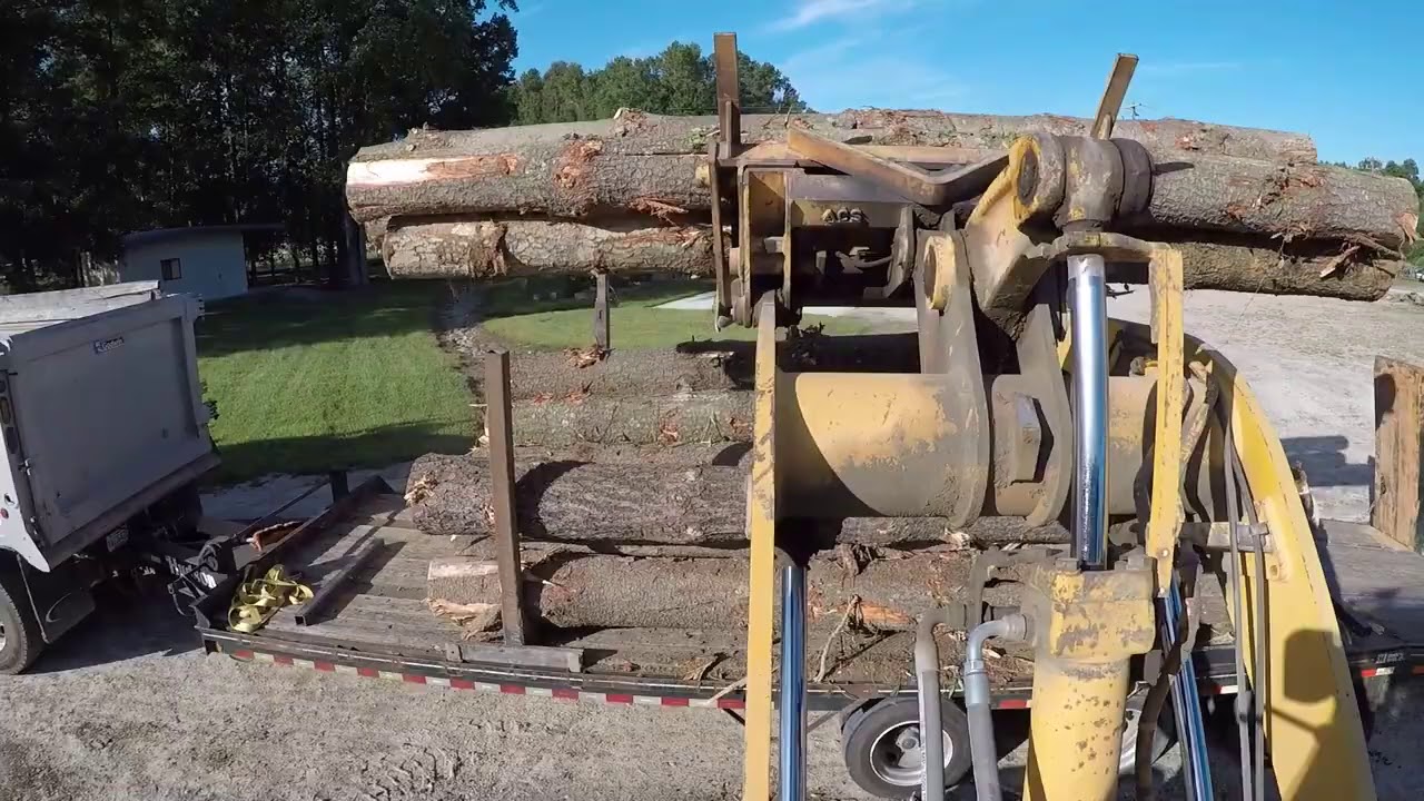 Hauling Out Some Logs - YouTube