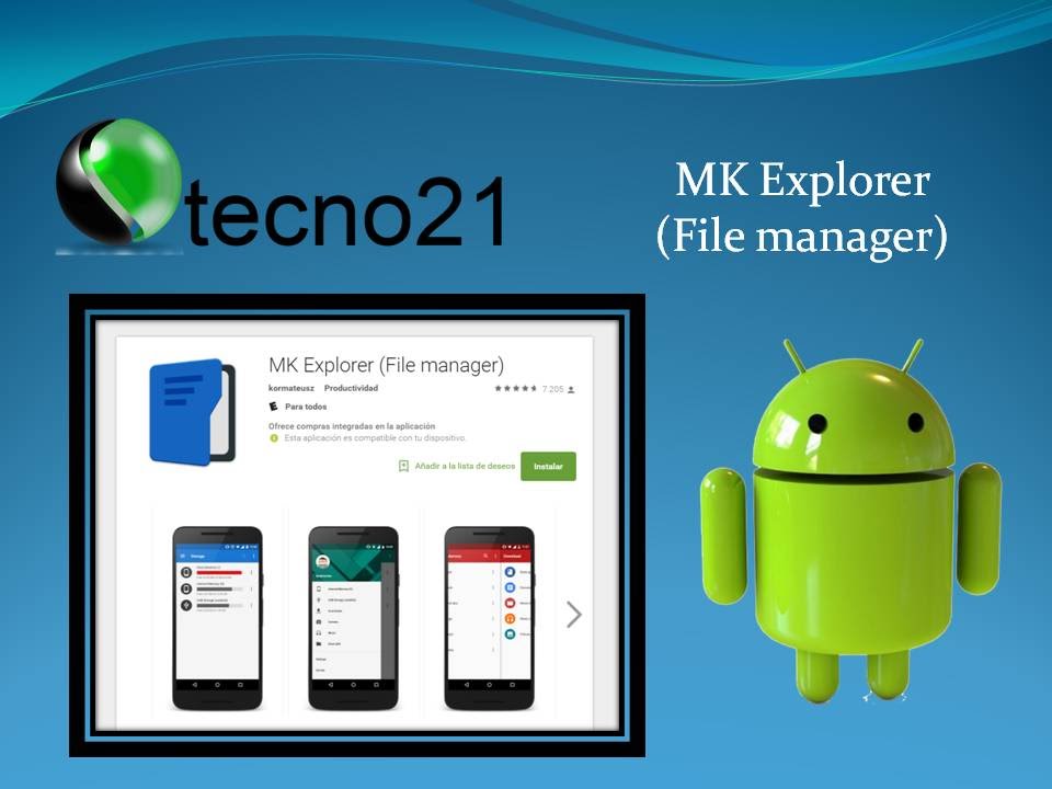 MK Explorer File manager - YouTube