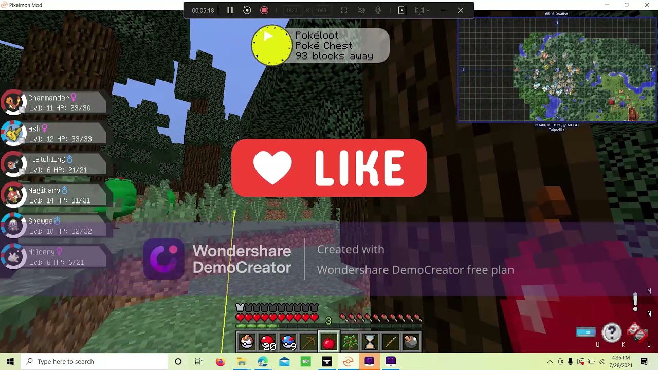 pokeloot hunt epised 2 of pixelmon - YouTube