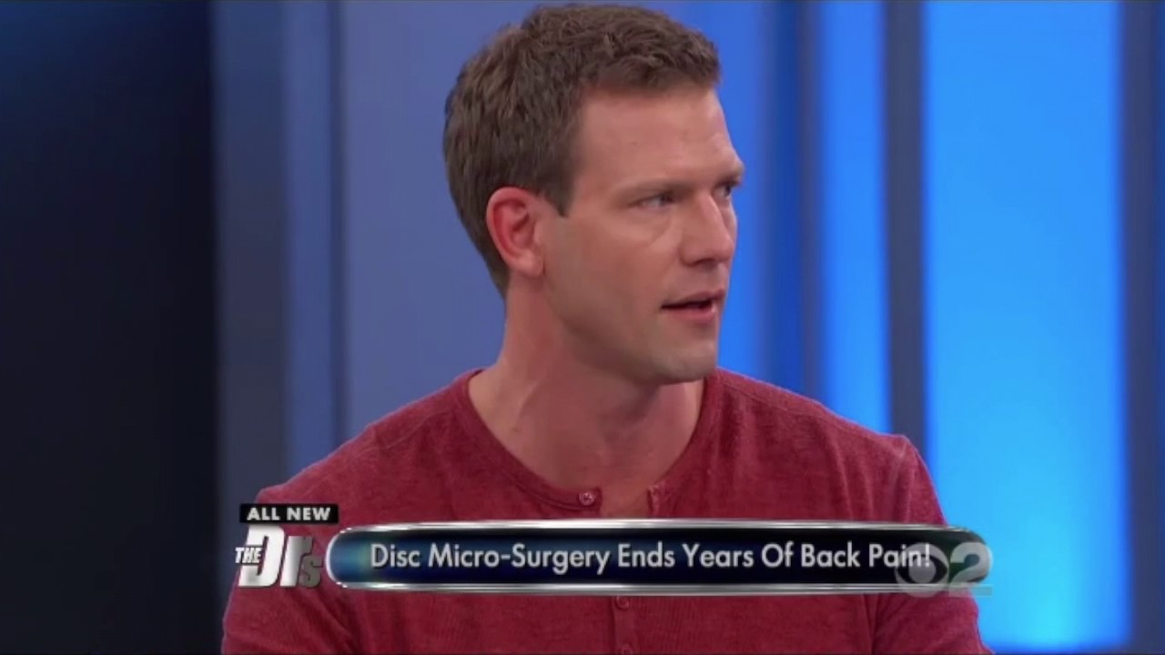 Dr. Melamed on The Doctors - Microscopic Spine Surgery - YouTube