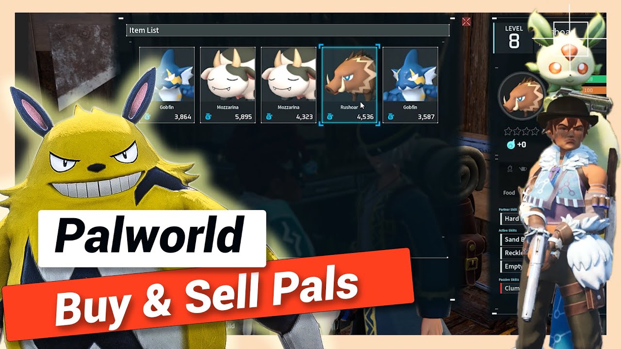 How to Buy and Sell Pals in Palworld - YouTube