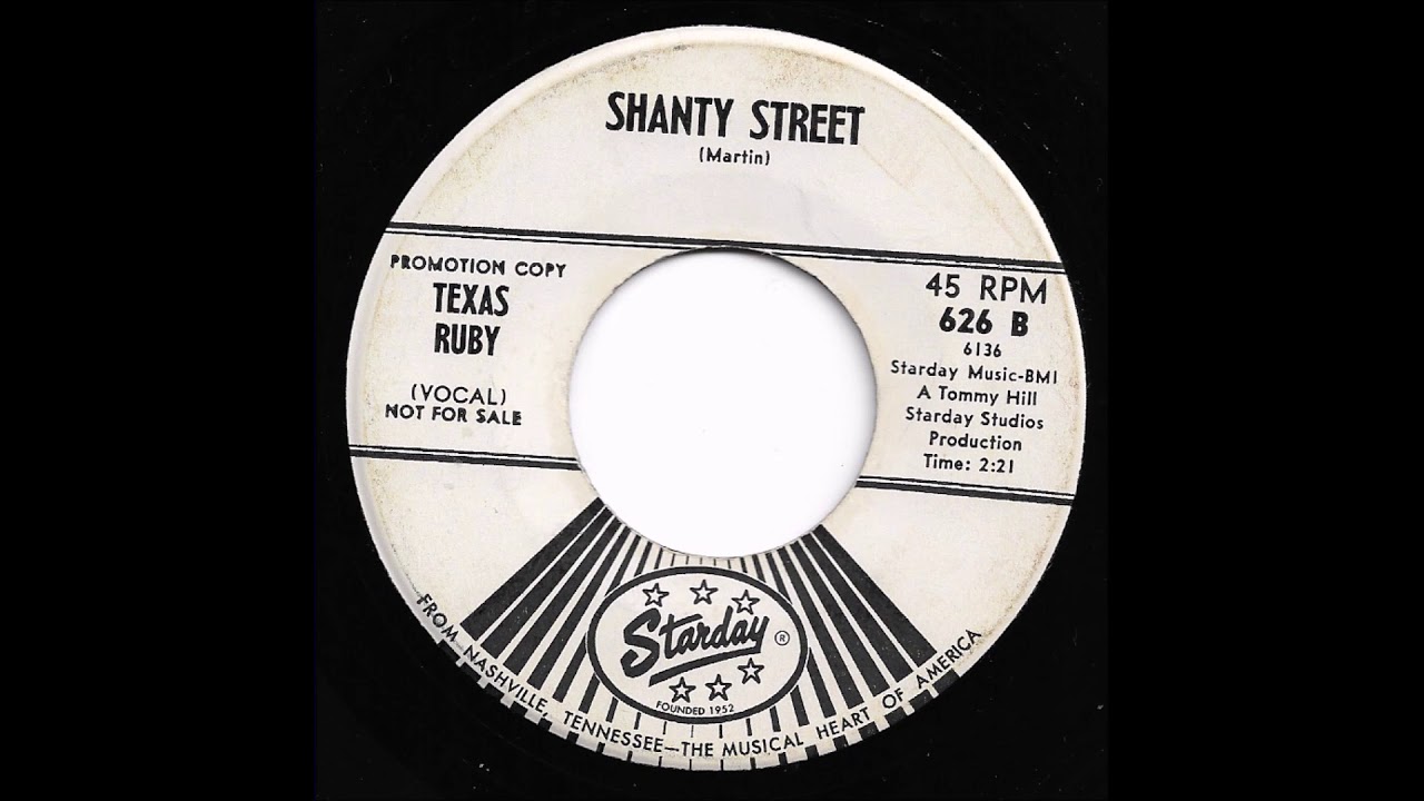 Texas Ruby - Shanty Street - YouTube
