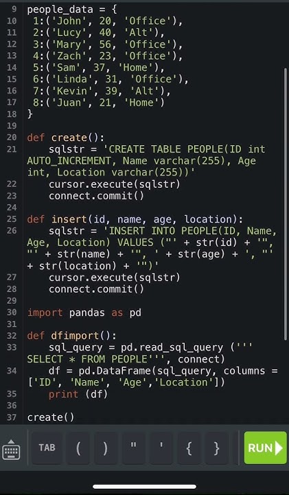 Python Bytes Sql To Dataframe Coding Datascience Python Code In Description Youtube