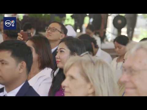 Phnom Penh Cambodia Temple opens its doors, first in country