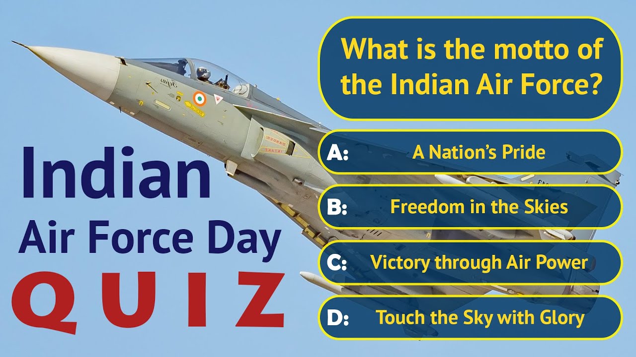 Indian Air Force Day Quiz | 10 Questions| Indian Armed Forces | India ...
