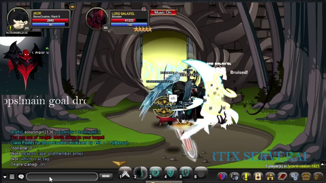 AQW jkor live stream: farming for floating fiend cape part2 quick ...